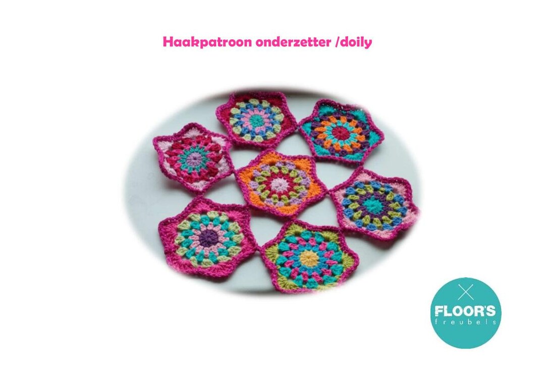 Crochet Pattern Doily on Postcard - Etsy