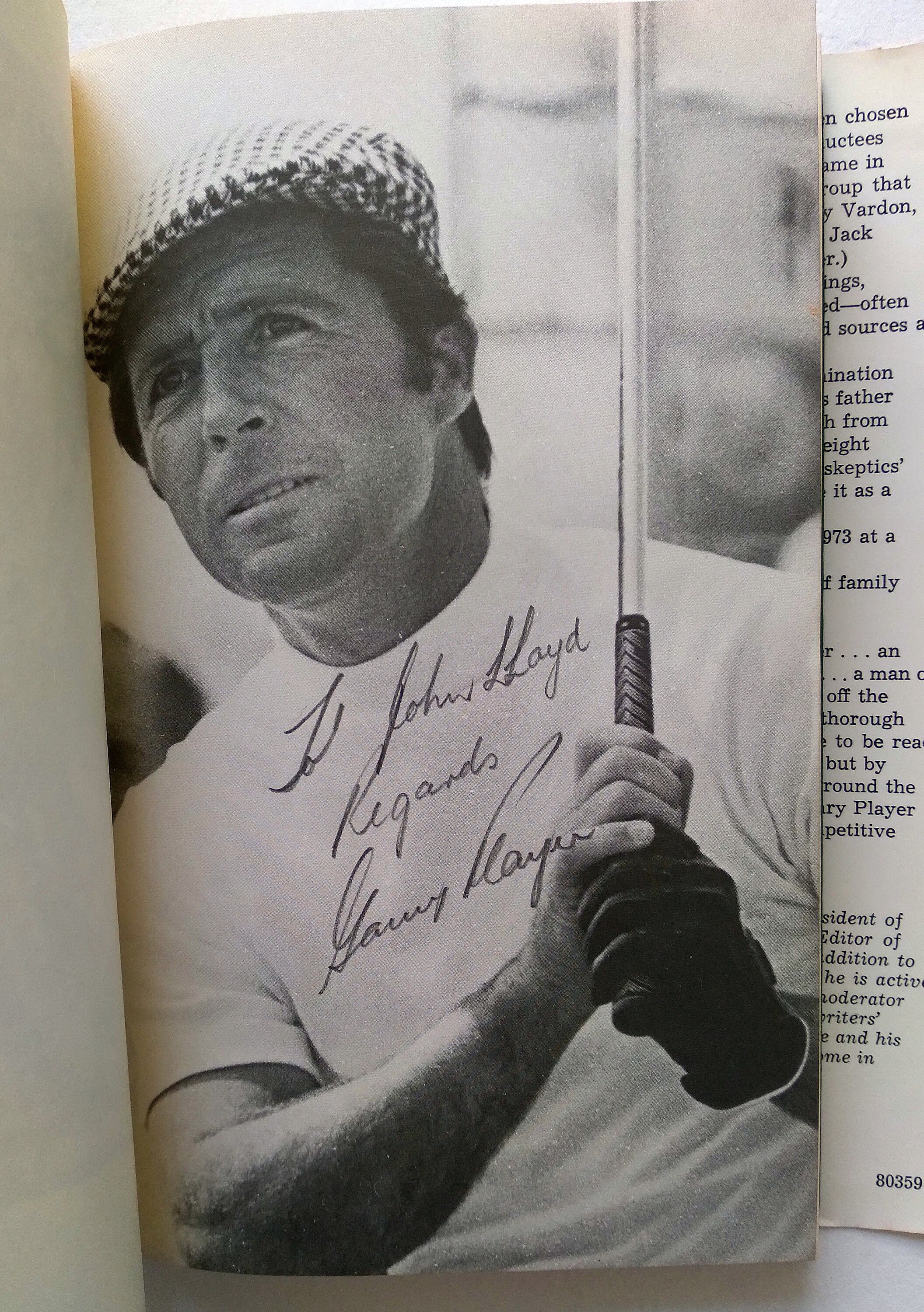 SIGNED AUTOBIOGRAPHY Gary Player World Golfer 1974 Grand - Etsy