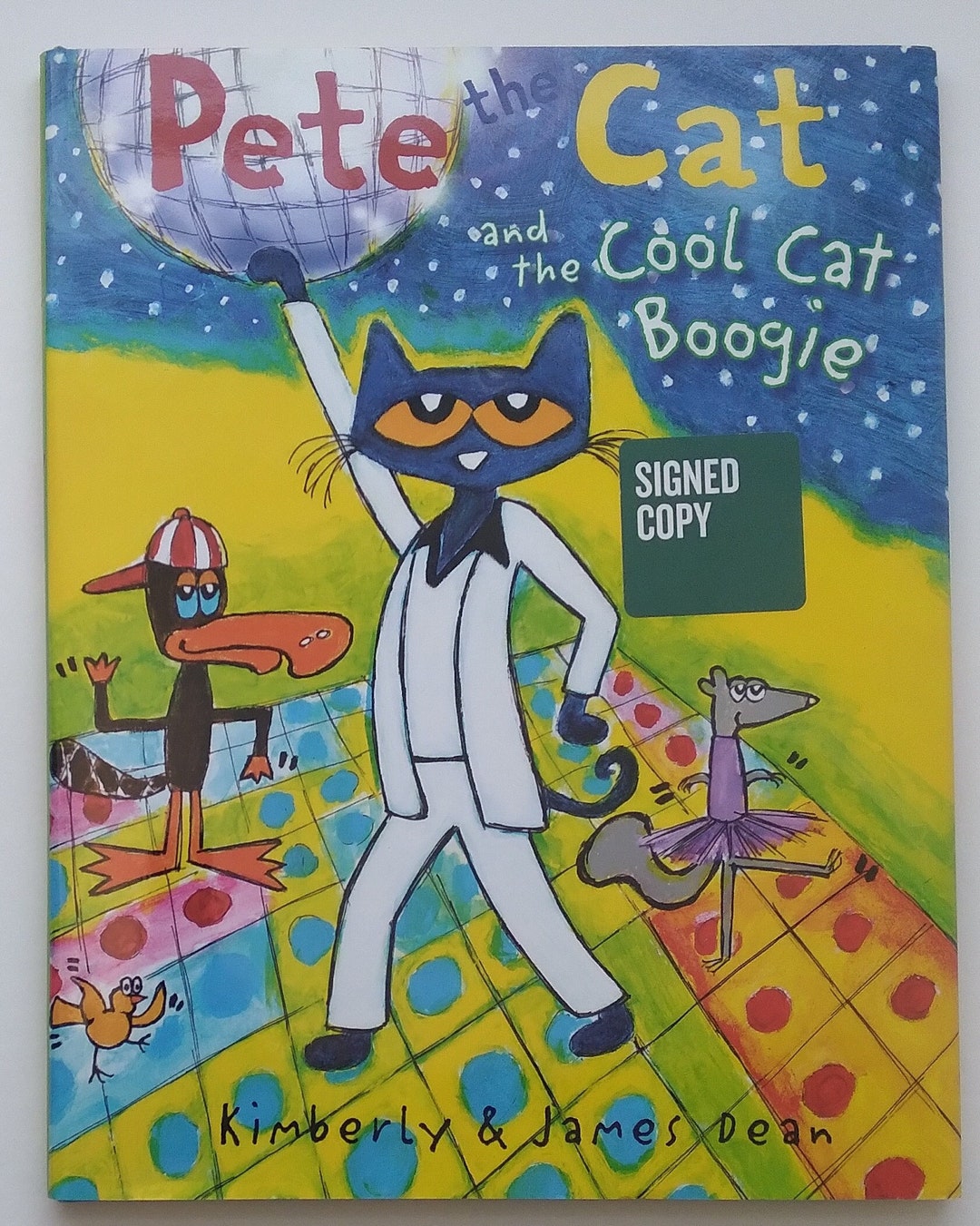 SIGNED, LIKE NEW Pete the Cat, and the Cool Cat Boogie, by Kimberly ...