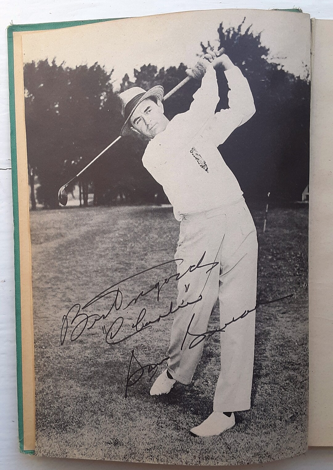 SAM SNEAD AUTOGRAPH - Sam Snead's How to Play Golf, and Professional ...