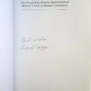 SIGNED - the Most Important Clock in America, the David Ri++enhouse ...