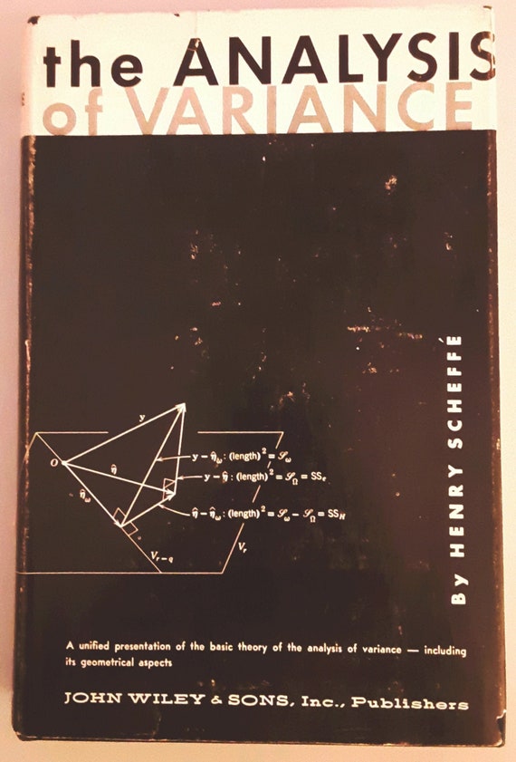 SCHEFFE TEST S-METHOD the Anaysis of Variance by Henry | Etsy
