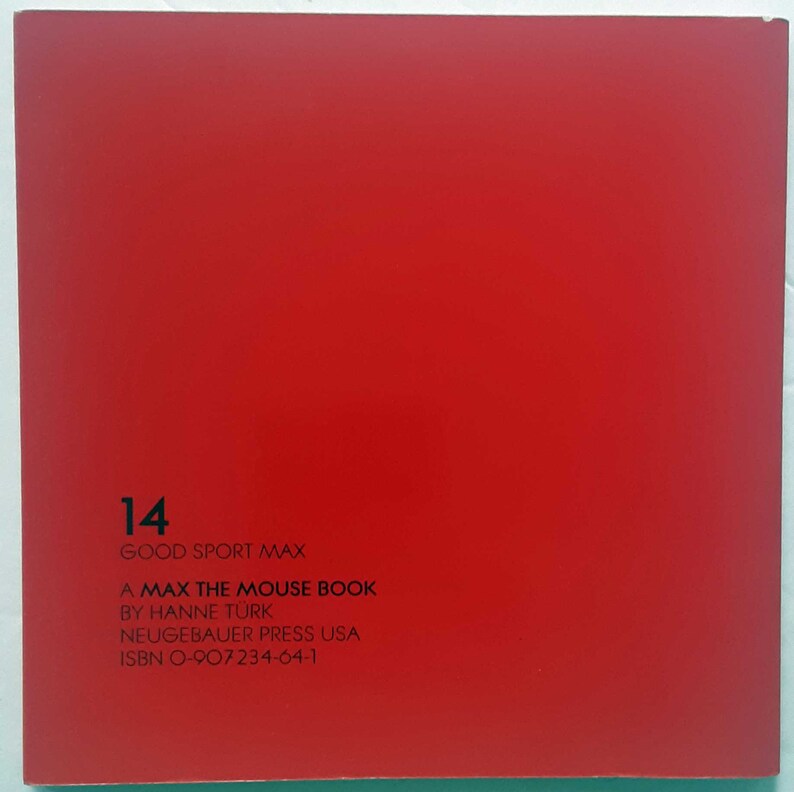 MAX THE MOUSE - Good Sport Max, by Hanne Turk, 1984, No. 14 in the ...