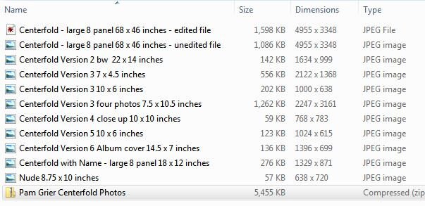 PAM GRIER CENTERFOLD Pics From Players Magazine Vol 1 No 3, 1974 Photo ...