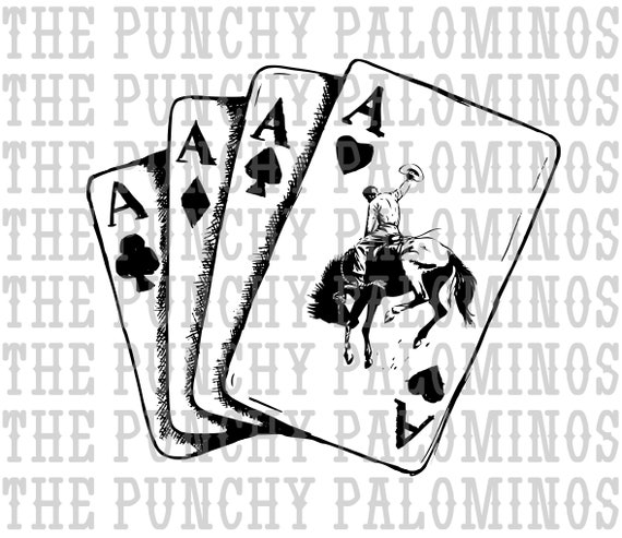 Cowboy Playing Cards Western Digital Download - Etsy
