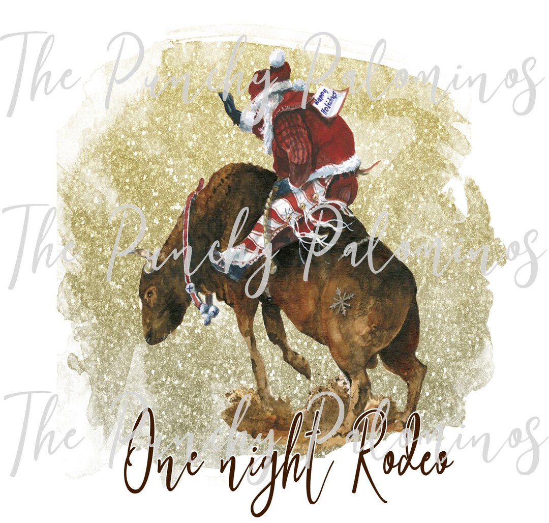 One Night Rodeo Christmas Digital Download - Etsy