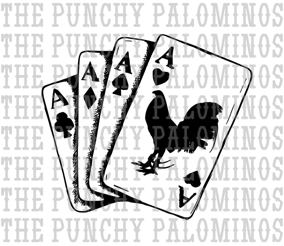 Ace Cards Rooster Digital Download - Etsy