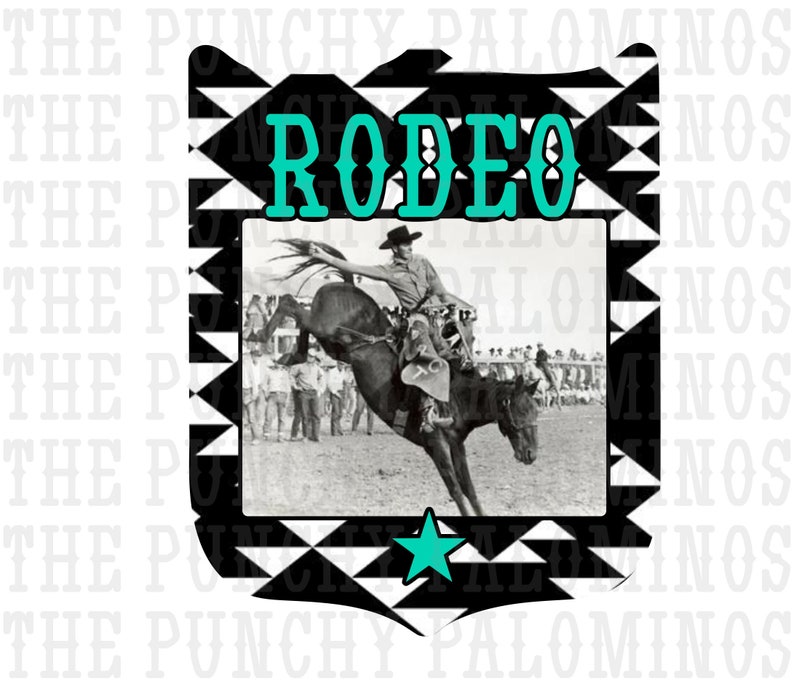 Aztec Rodeo Back Number Bronc - Etsy