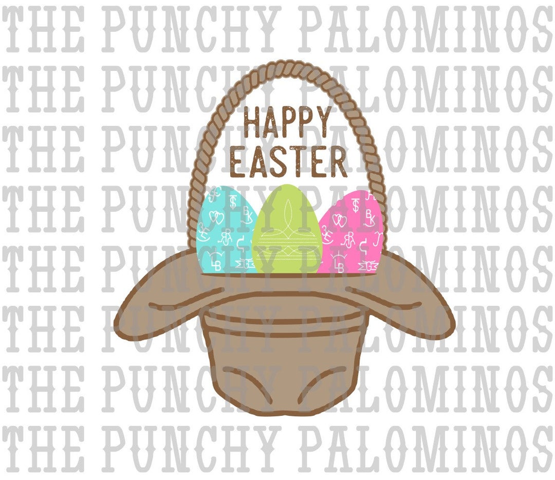 Cowboy Hat Easter Basket Western Digital Download - Etsy