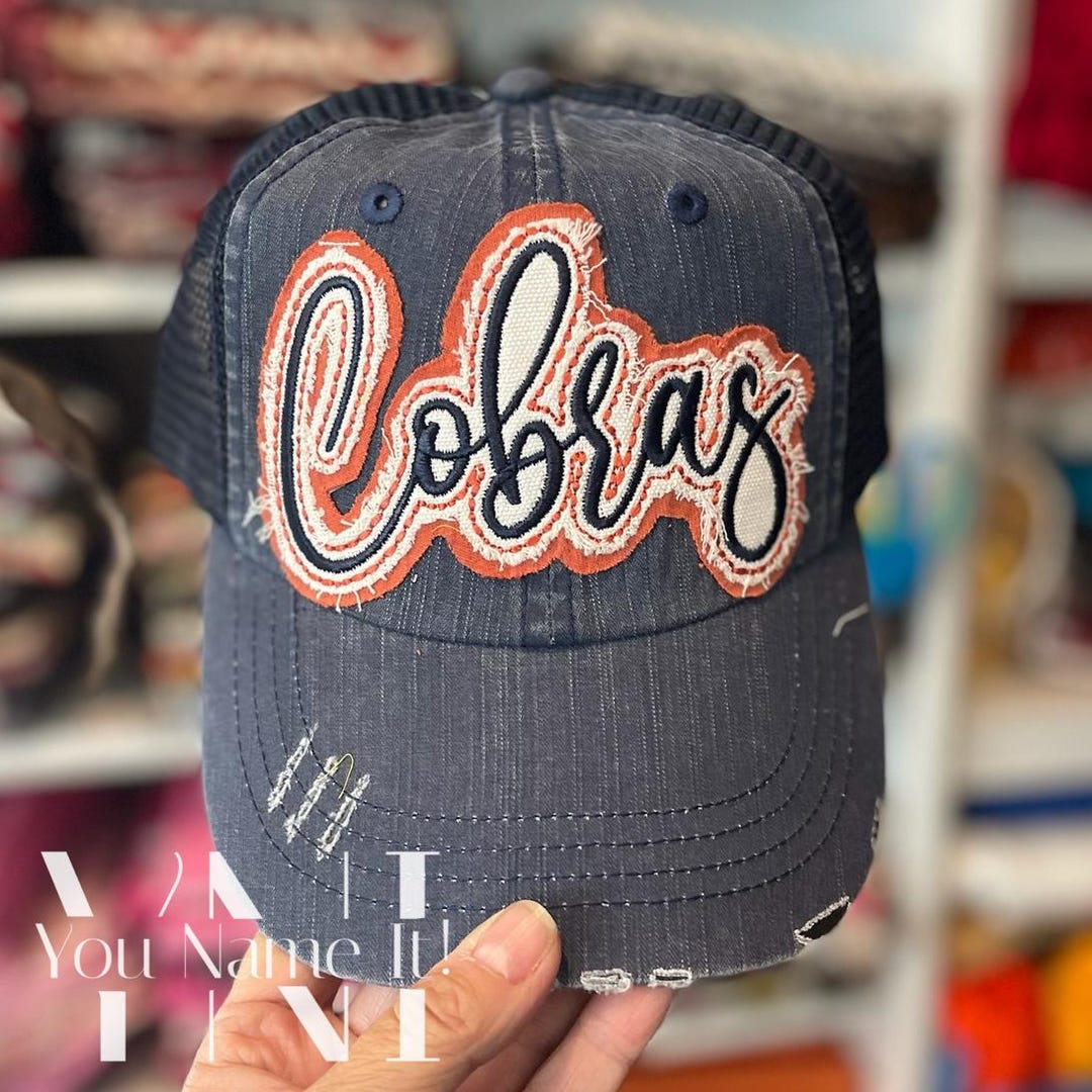 Super Script Layered Applique Spirit Hat (H011) - Etsy