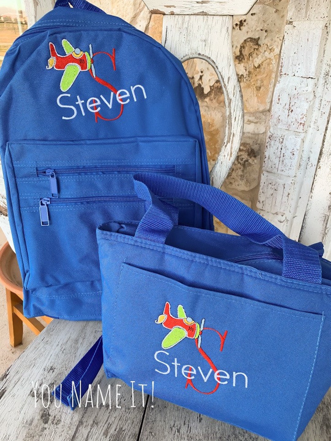 Monogrammed Backpack - Etsy