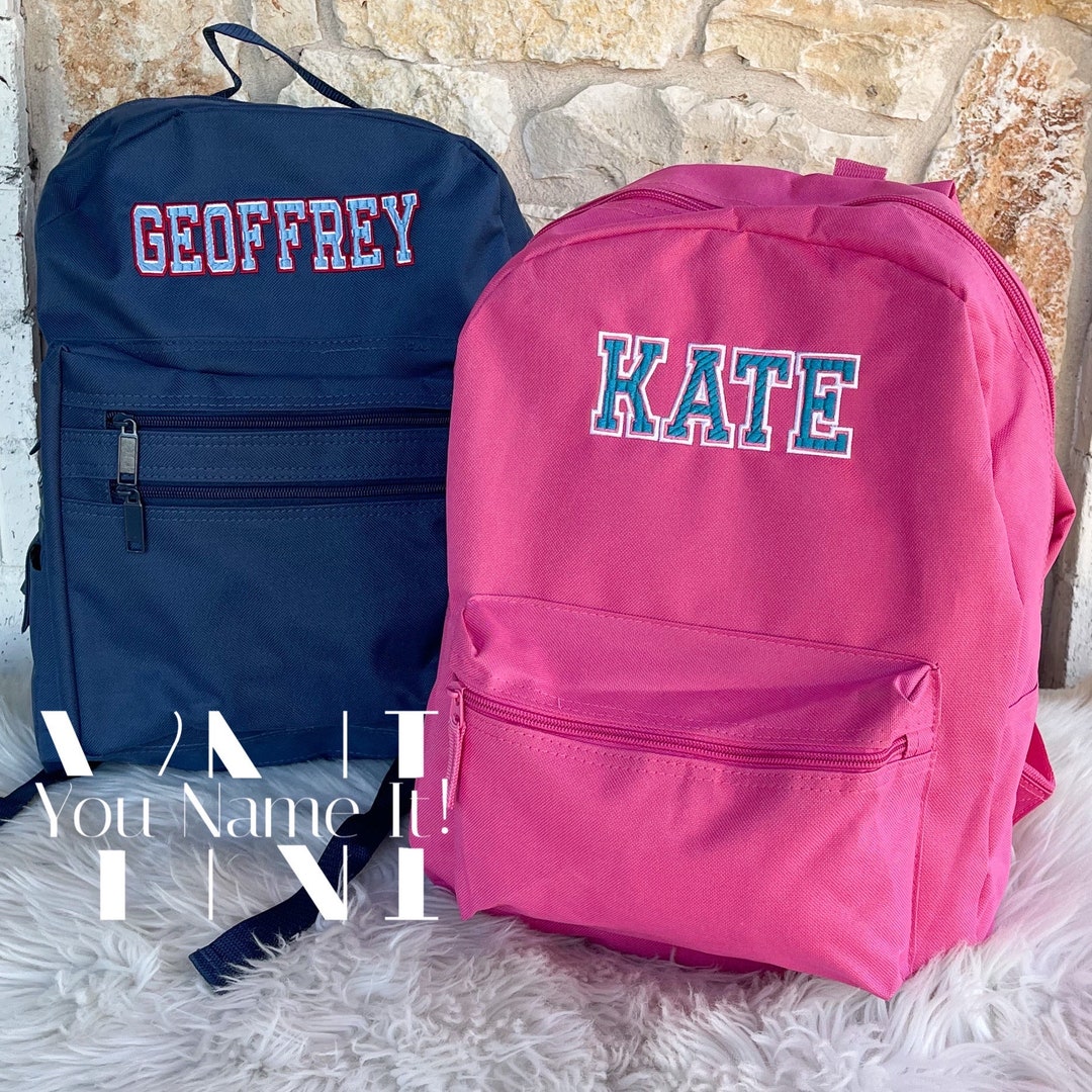 Collegiate Font Backpack - Etsy