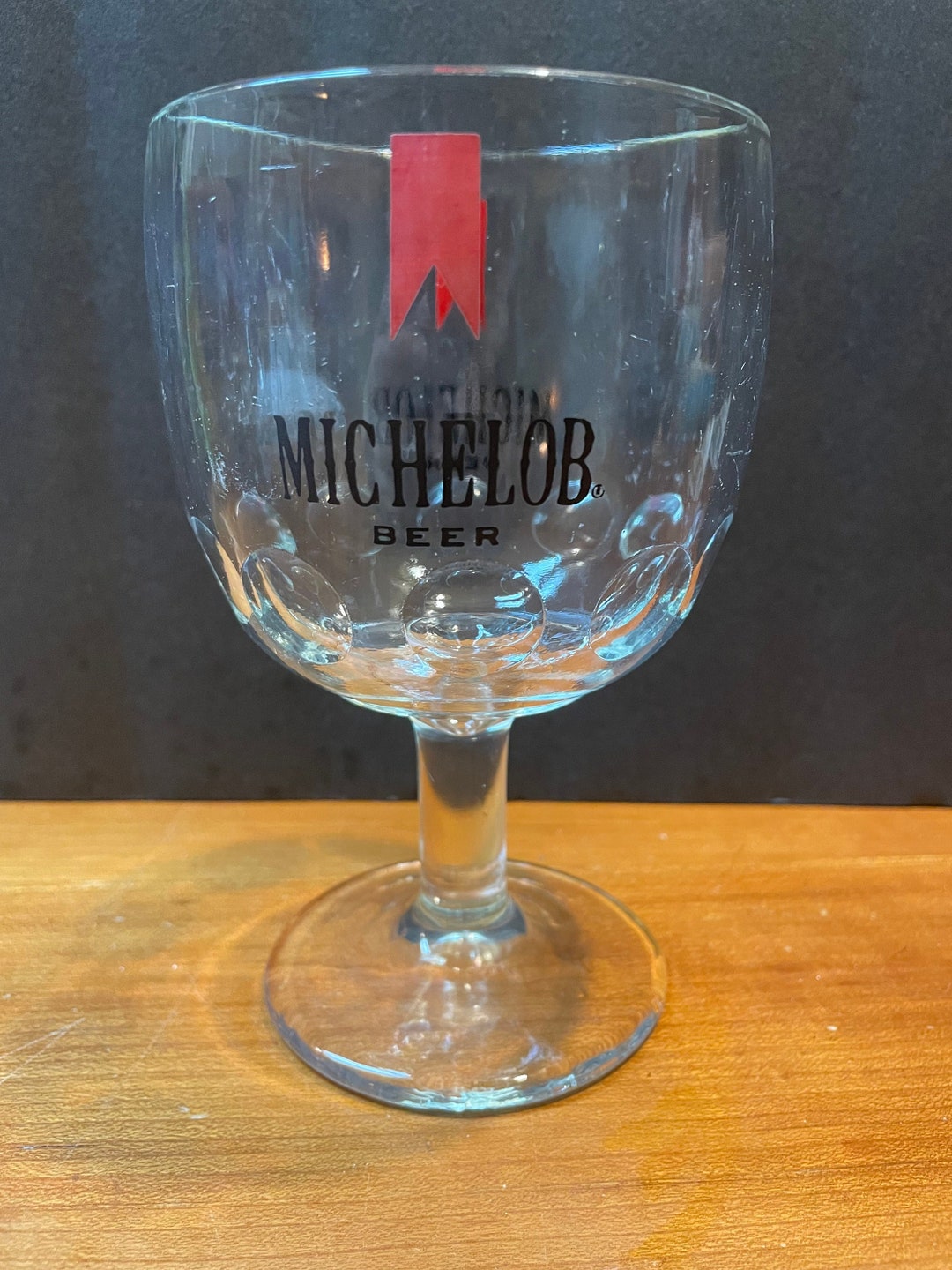 Vintage Michelob Beer Chalice Glass Goblet Anheuser Busch - Etsy