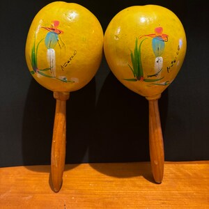 Vintage Mexico Maracas - Etsy