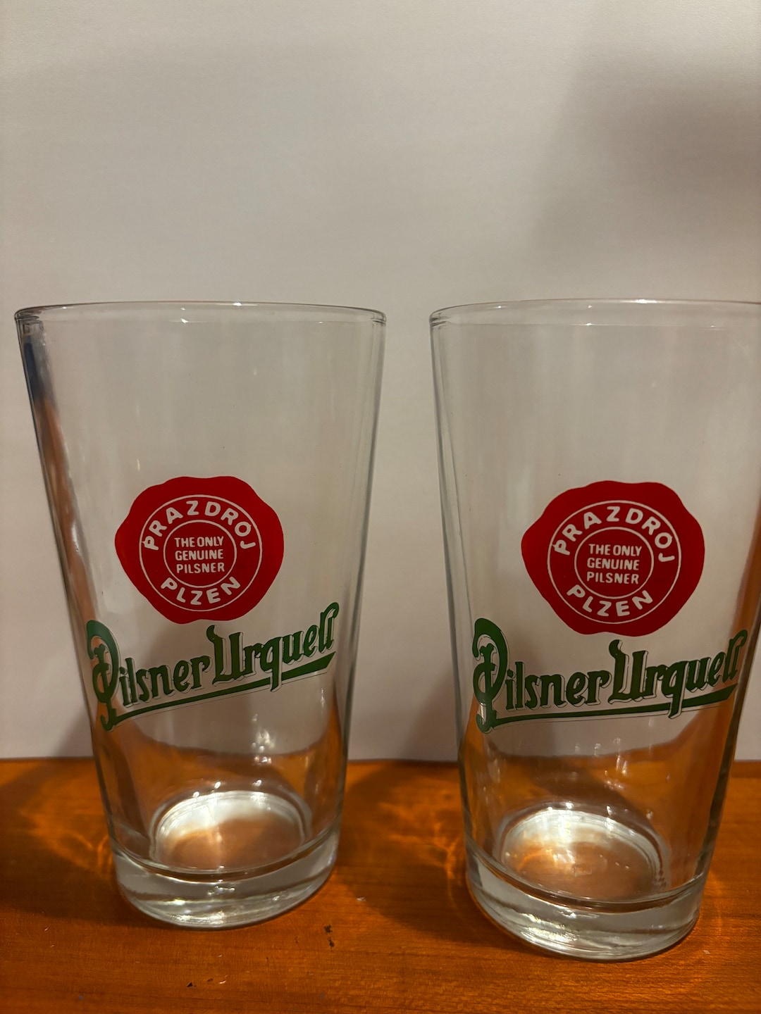 Pilsner Urquell Beer Glasses (set of 9) - Etsy