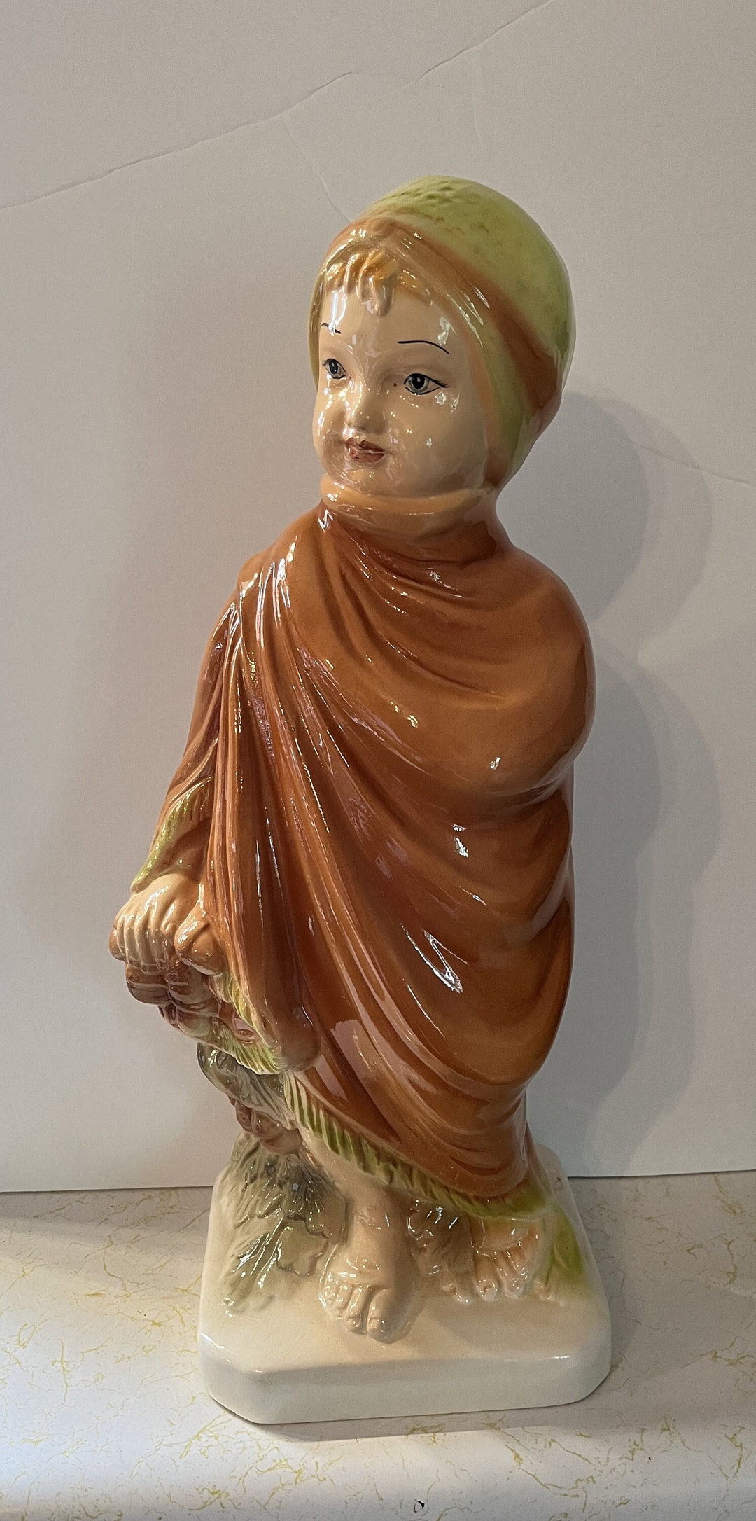 Vintage Large Ceramic European Made in Italy Statue *free Shipping* - Etsy
