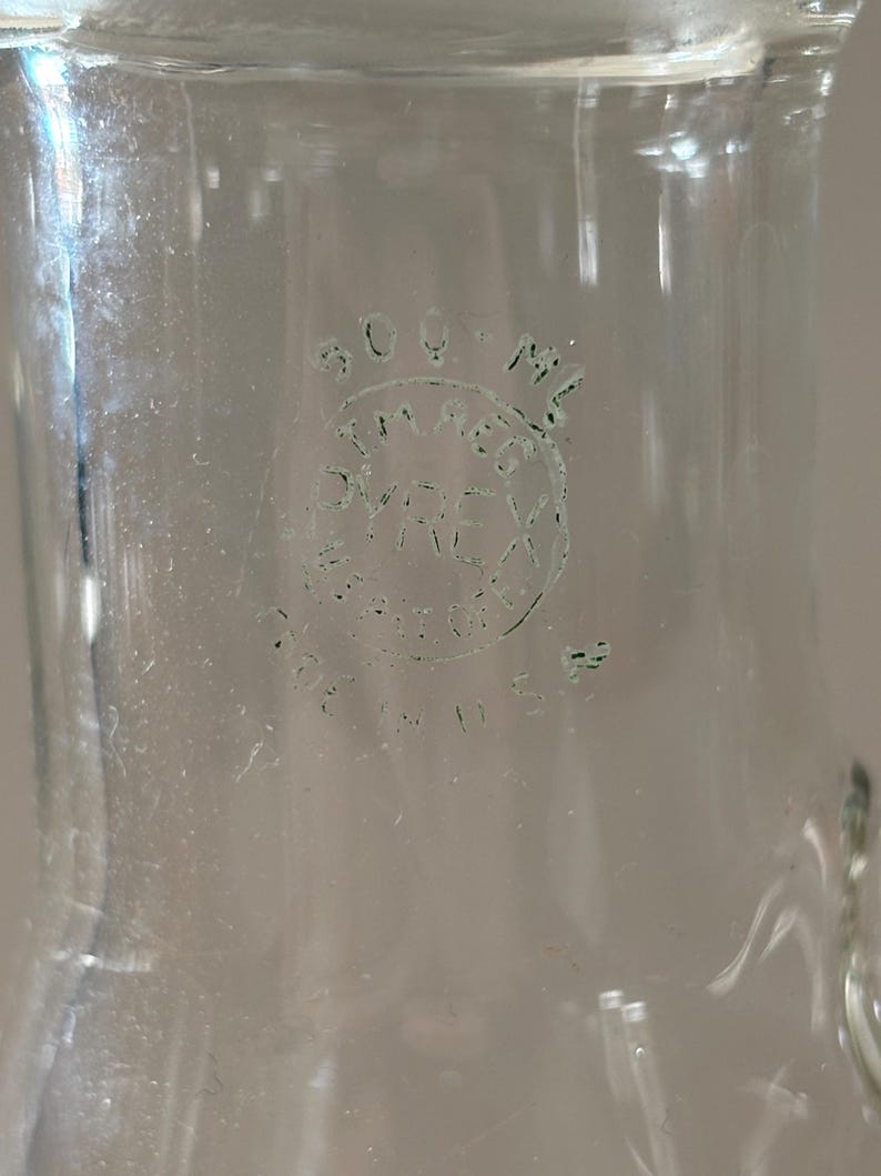 Vintage PYREX 500 Ml Vacuum Flask – Side-arm Laboratory Glass, Made in ...