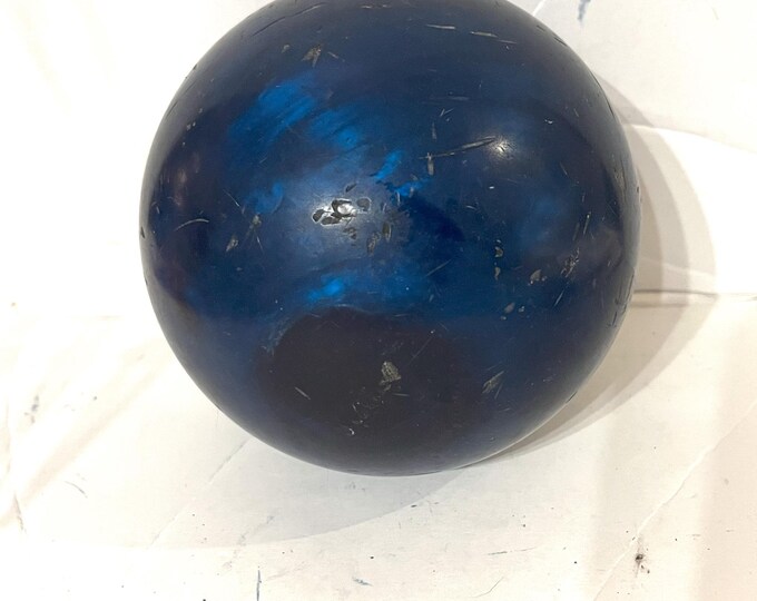 Vintage Royal Blue Duckpin Bowling Ball *free Shipping - Etsy