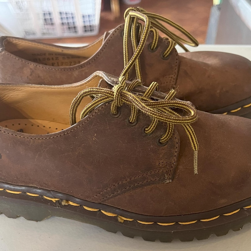 Brown Doc Marten Platform - Etsy