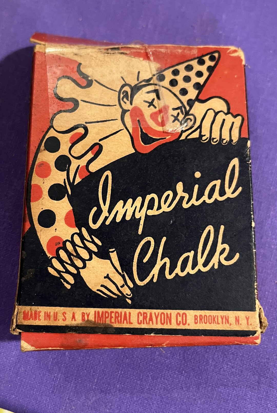 Vintage Imperial Box of Chalk Brooklyn New York *free Shipping* - Etsy