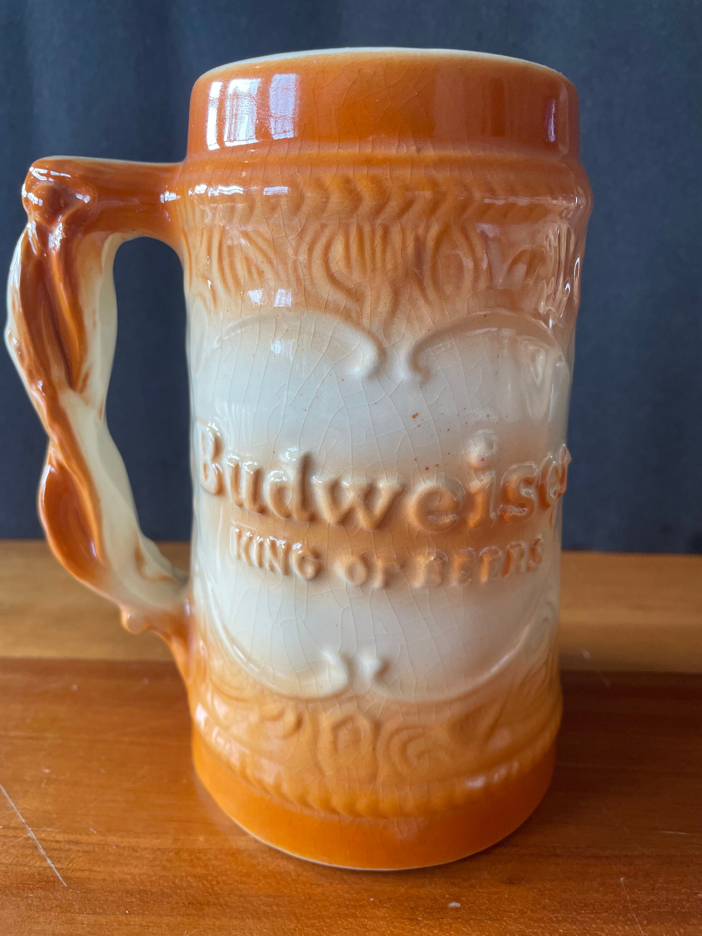 Budweiser Ceramic Mug - Etsy