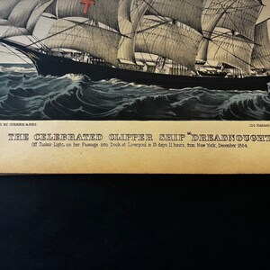 Curriver & Ives the Celebrated Clipper Ship “dreadnought” off Tuskar ...