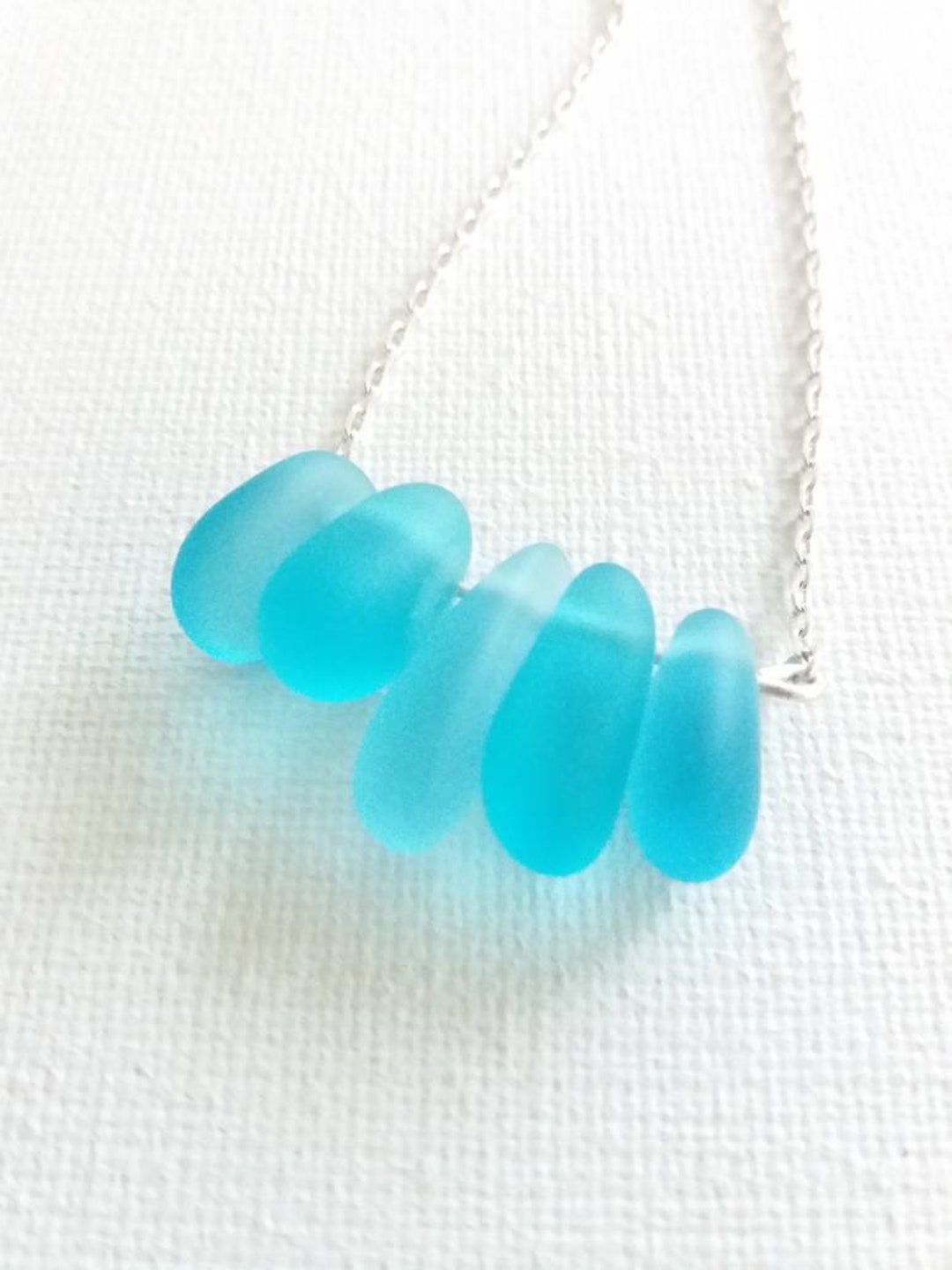 Sea Glass Necklace Seaglass Necklace Irish Sea Glass Jewelry Sea Glass ...