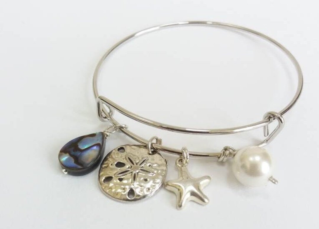 Beach Bracelet, Ocean Bracelet, Beach Themed Gift, Beach Jewelry, Sand ...