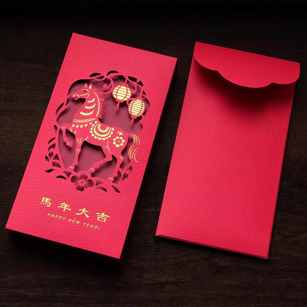 Set of 12 - CNY Red Packet - 2026 Chinese New Year - Lunar New Year Red ...