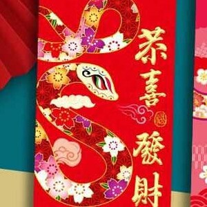 Set of 30 - 5 Designs - CNY Red Packet - Year of the Snake - 2025 ...