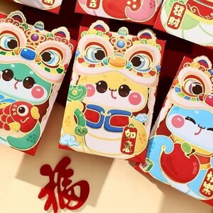 Set of 36 6 Designs CNY Red Packet Year of the Snake 2025 Chinese New ...