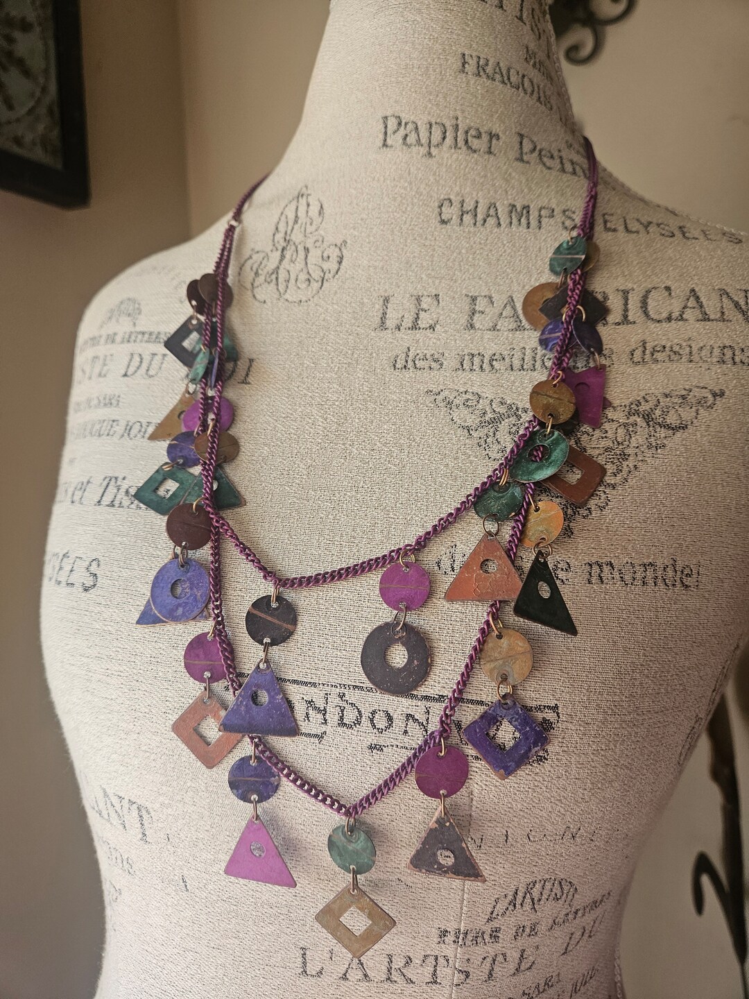 24W Lavender Purple Patina Jewelry Necklace Tin - Etsy