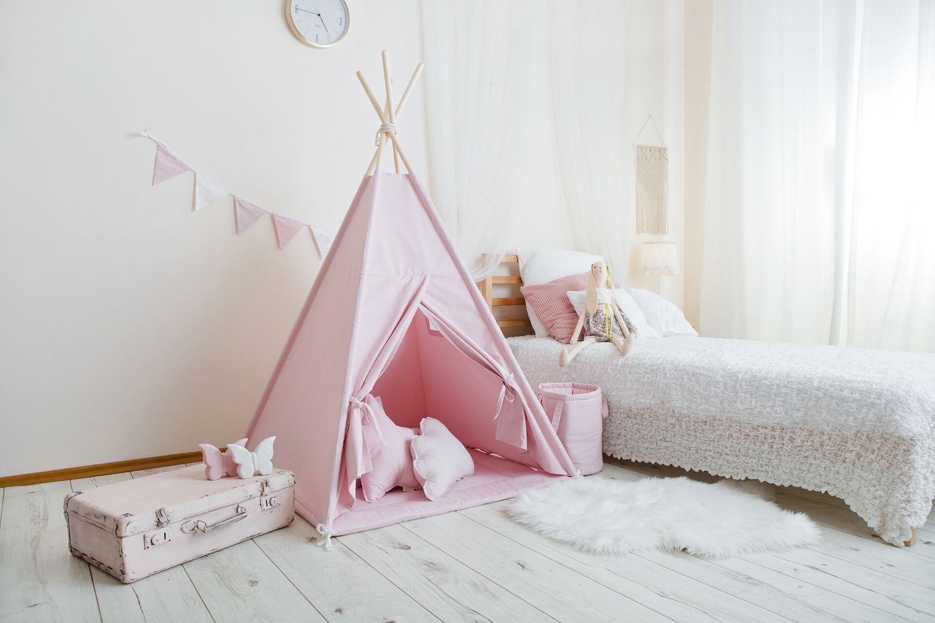 Powder pink teepee tent high quality tipi | Etsy