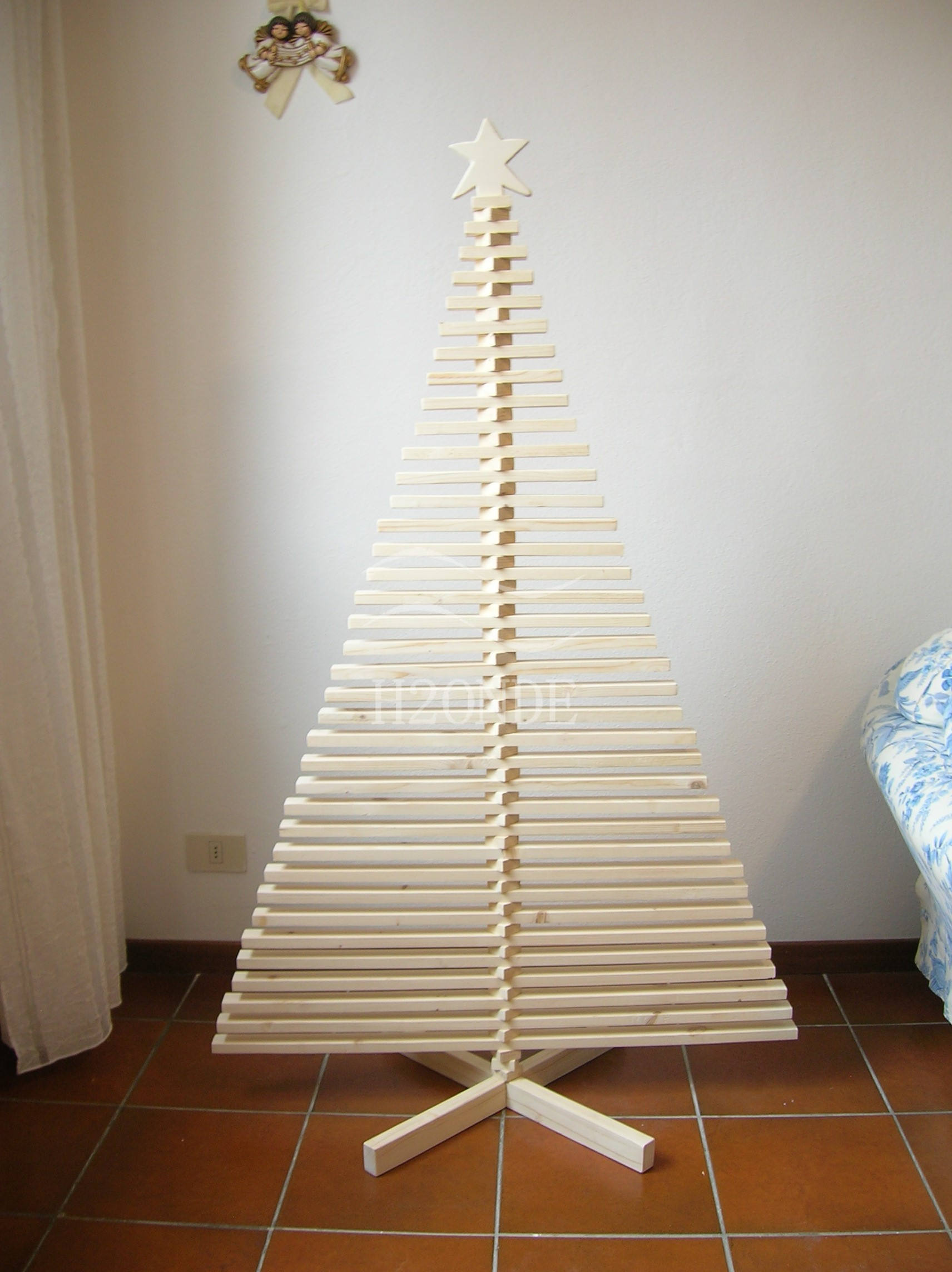 Wooden Christmas Tree Wood Scandinavian Xmas Modern Coastal - Etsy Canada
