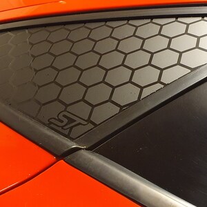 X2 Hexagons Ford Focus Corner Window Sticker, Decal. 2012-2018 - Etsy