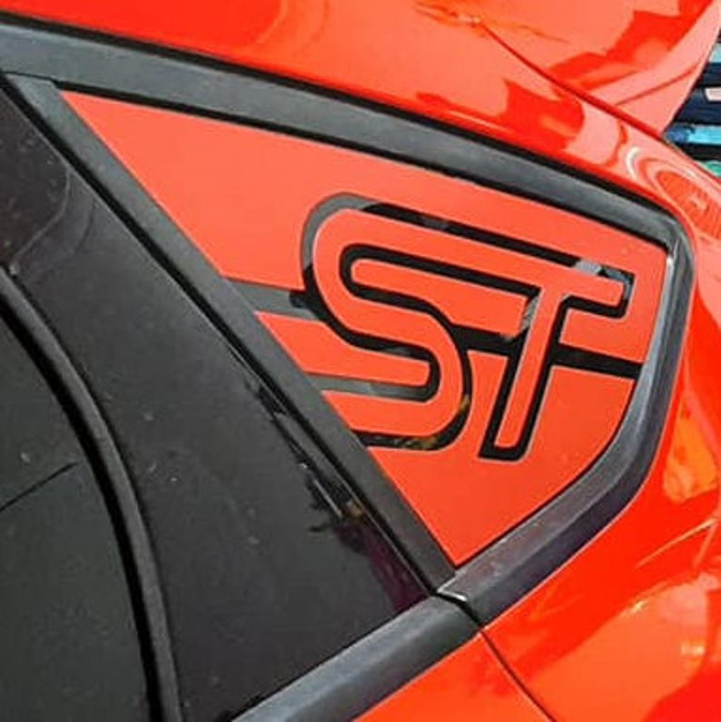 X2 Ford Focus Corner Window Sticker Decal. 2012-2018 | Etsy