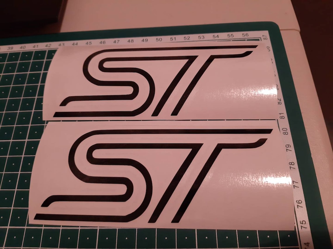 X2 Ford ST Sticker Decal Focus Fiesta 130mm X 52mm - Etsy