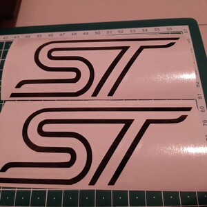 X2 Ford ST Sticker, Decal, Focus, Fiesta 130mm X 52mm - Etsy