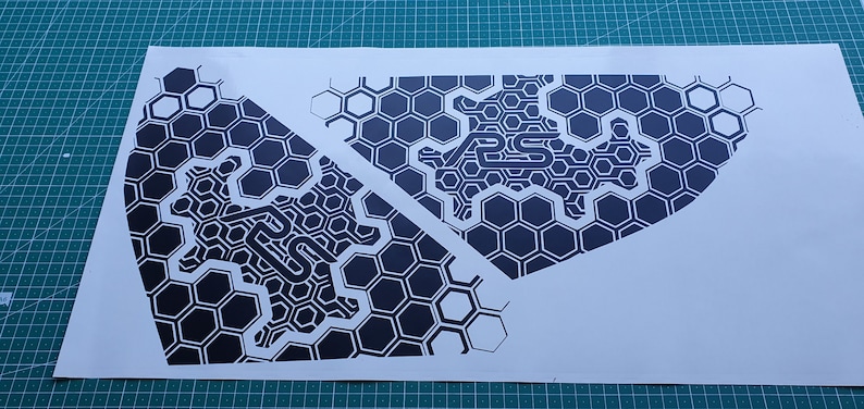 X2 Ford Focus Corner Window Sticker Decal. 2012-2018 Hexagons - Etsy