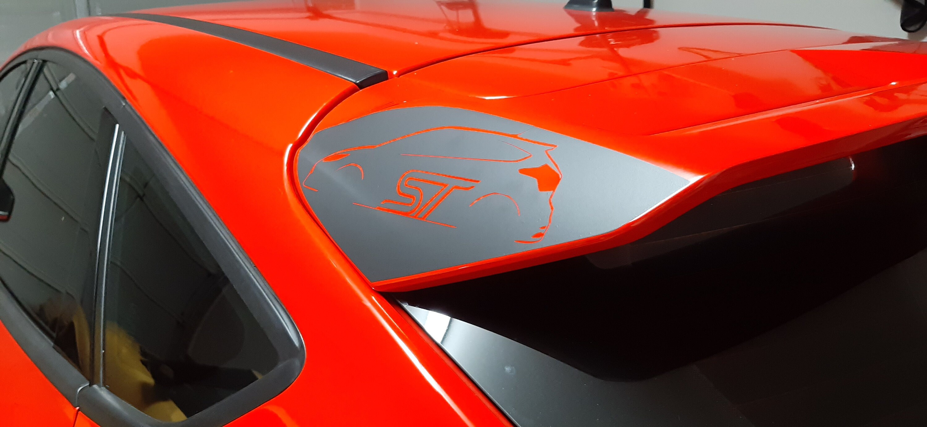 X2 Ford Focus ST Spoiler/wing Sticker Decal. 2012-2018 | Etsy