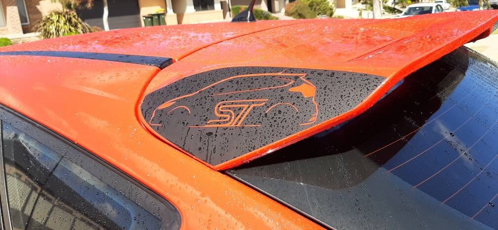X2 Ford Focus ST Spoiler/wing Sticker Decal. 2012-2018 | Etsy