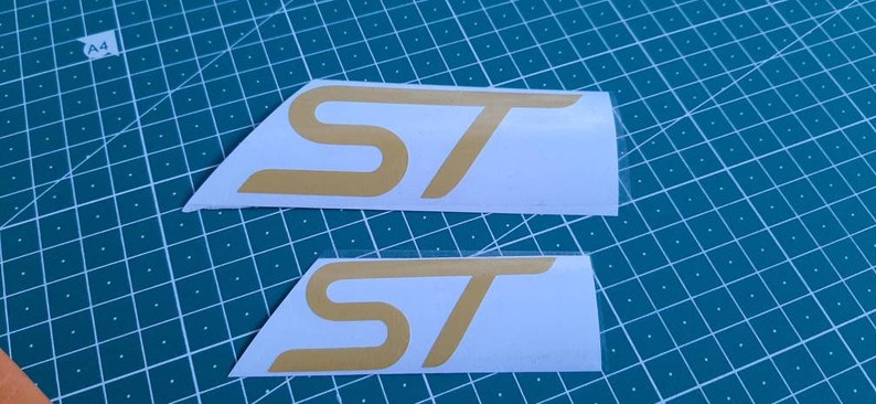 Focus ST Badge Inlay Set Front and Back 2012 2018 | Etsy