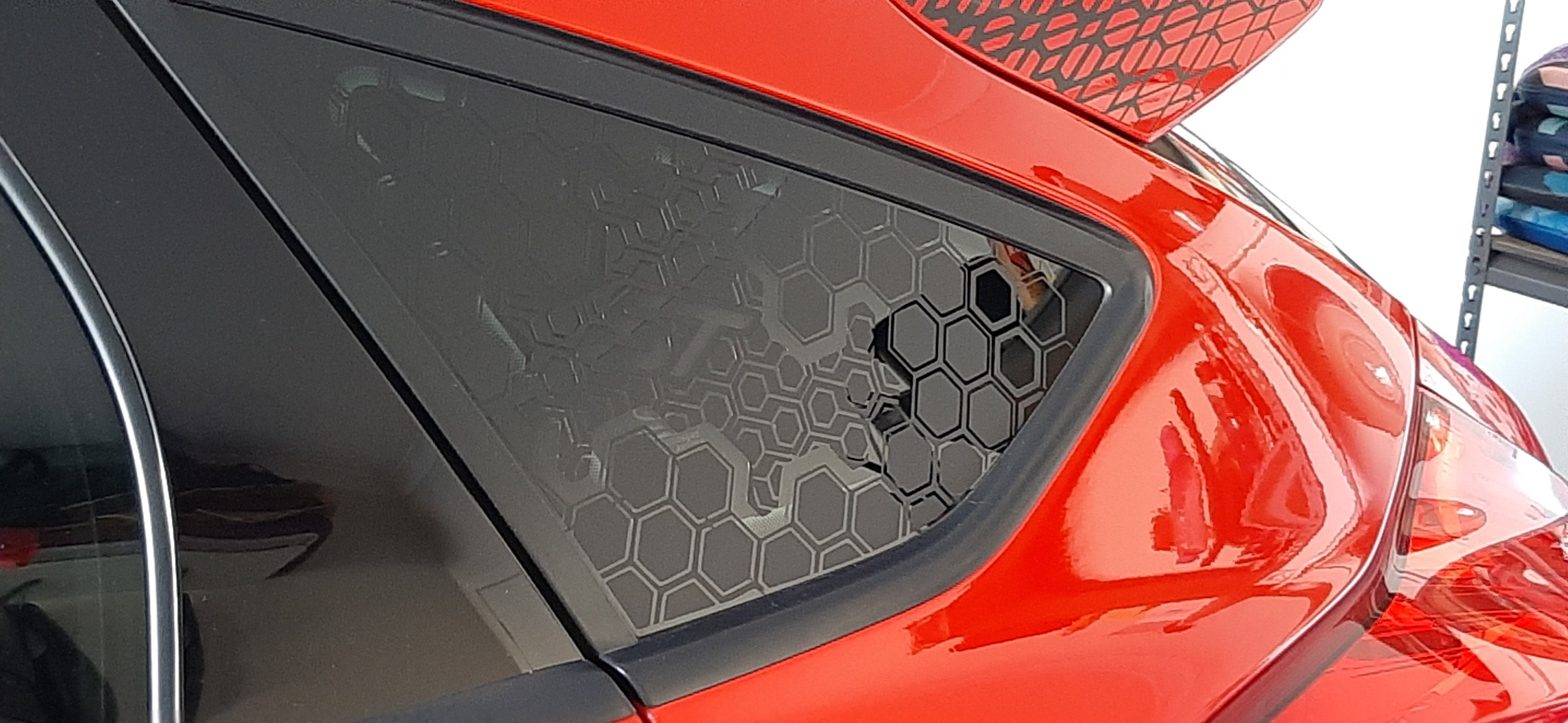 X2 Ford Focus Corner Window Sticker Decal. 2012-2018 Hexagons - Etsy ...