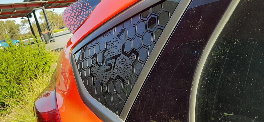 X2 Ford Focus Corner Window Sticker, Decal. 2012-2018 Hexagons - Etsy