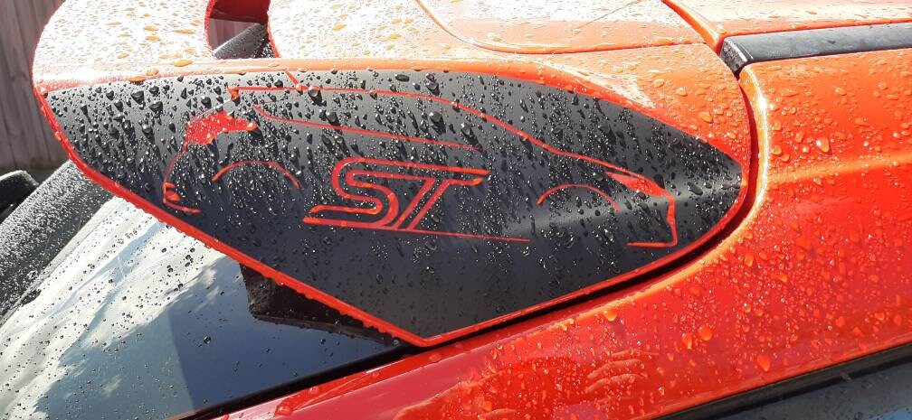 X2 Ford Focus ST Spoiler/wing Sticker Decal. 2012-2018 | Etsy