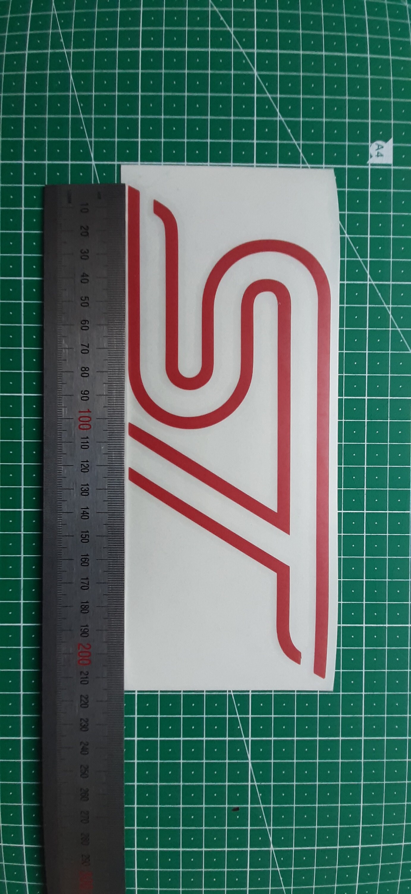 Ford Focus / Fiesta ST Logo Vinyl Cut Decal 213mm X 85mm - Etsy