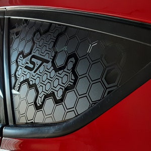 X2 Ford Focus Corner Window Sticker, Decal. 2012-2018 Hexagons - Etsy