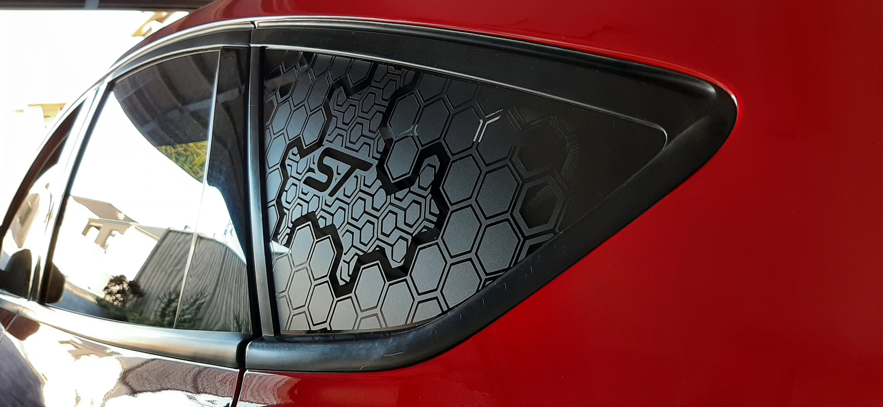 X2 Ford Focus Corner Window Sticker Decal. 2012-2018 Hexagons - Etsy ...