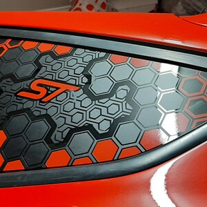 X2 Ford Focus Corner Window Sticker, Decal. 2012-2018 Hexagons - Etsy