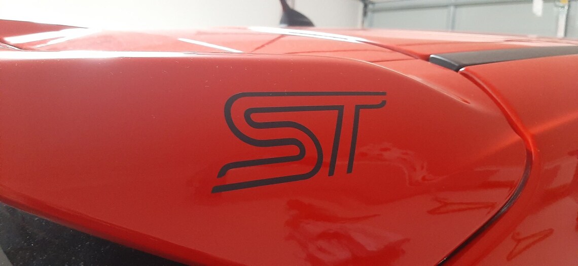 X2 Ford ST Sticker Decal Focus Fiesta 130mm x 52mm | Etsy